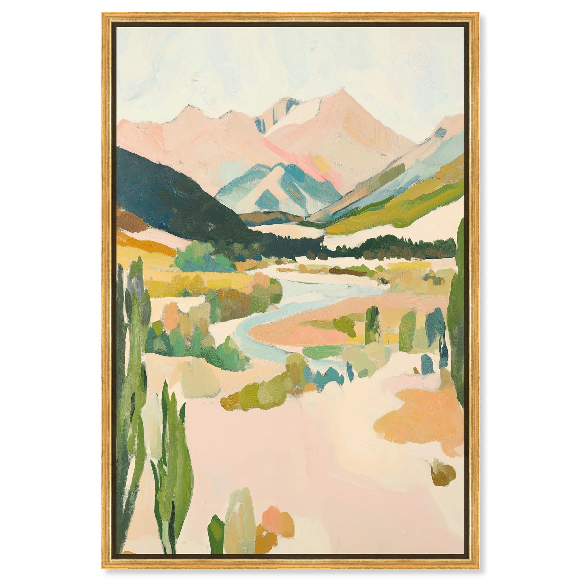 Art Remedy Colorful Prints Canvas, 16" x 24", Gold Frame, Secrets of ...