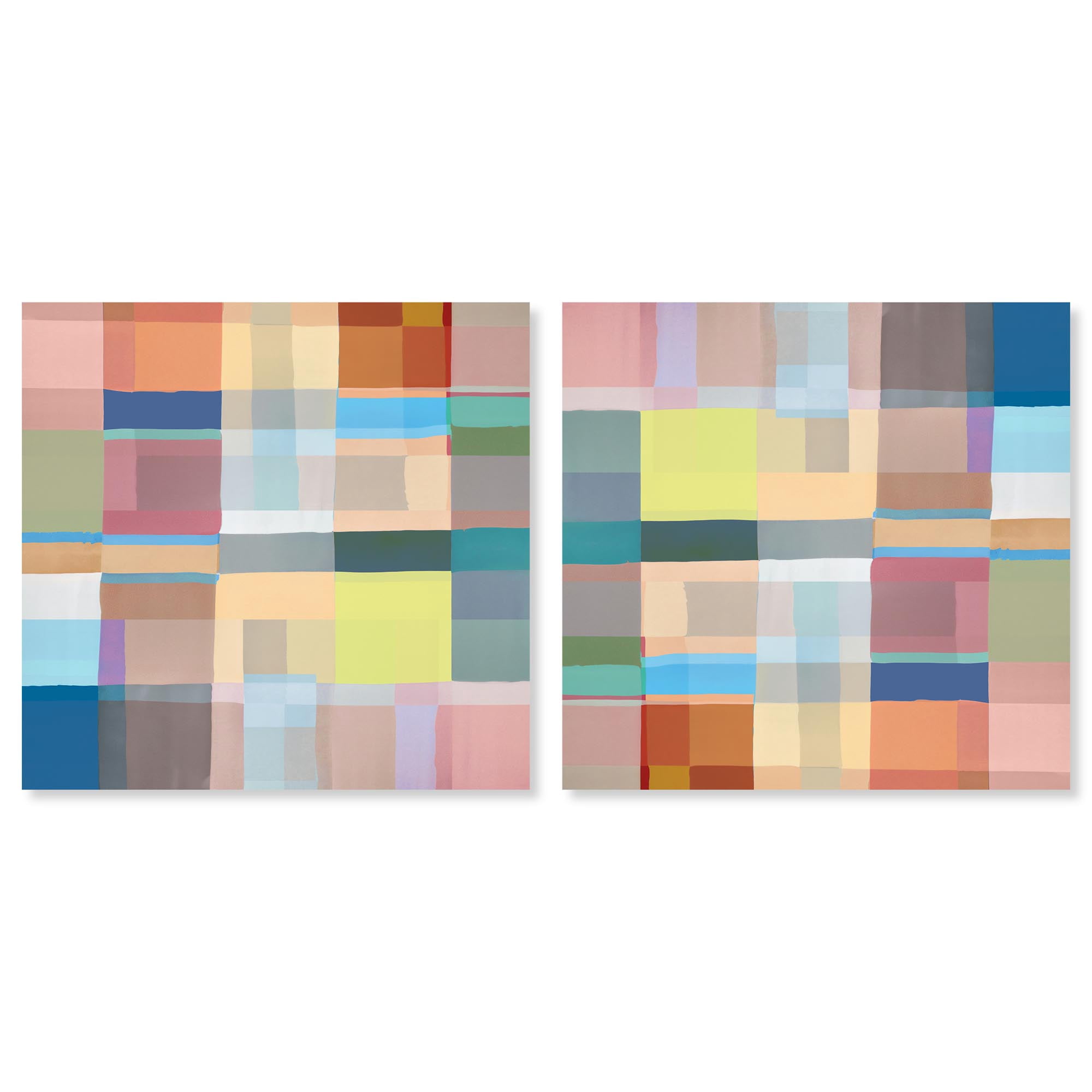 Art Remedy Contemporary Art Canvas, 16" x 16", Gallery Wrapped, Color ...
