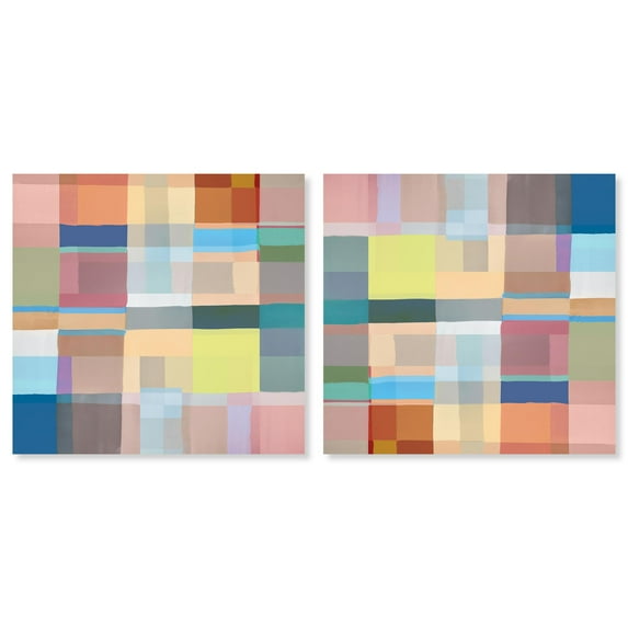 Art Remedy Contemporary Art Canvas, 16" x 16", Gallery Wrapped, Color ...