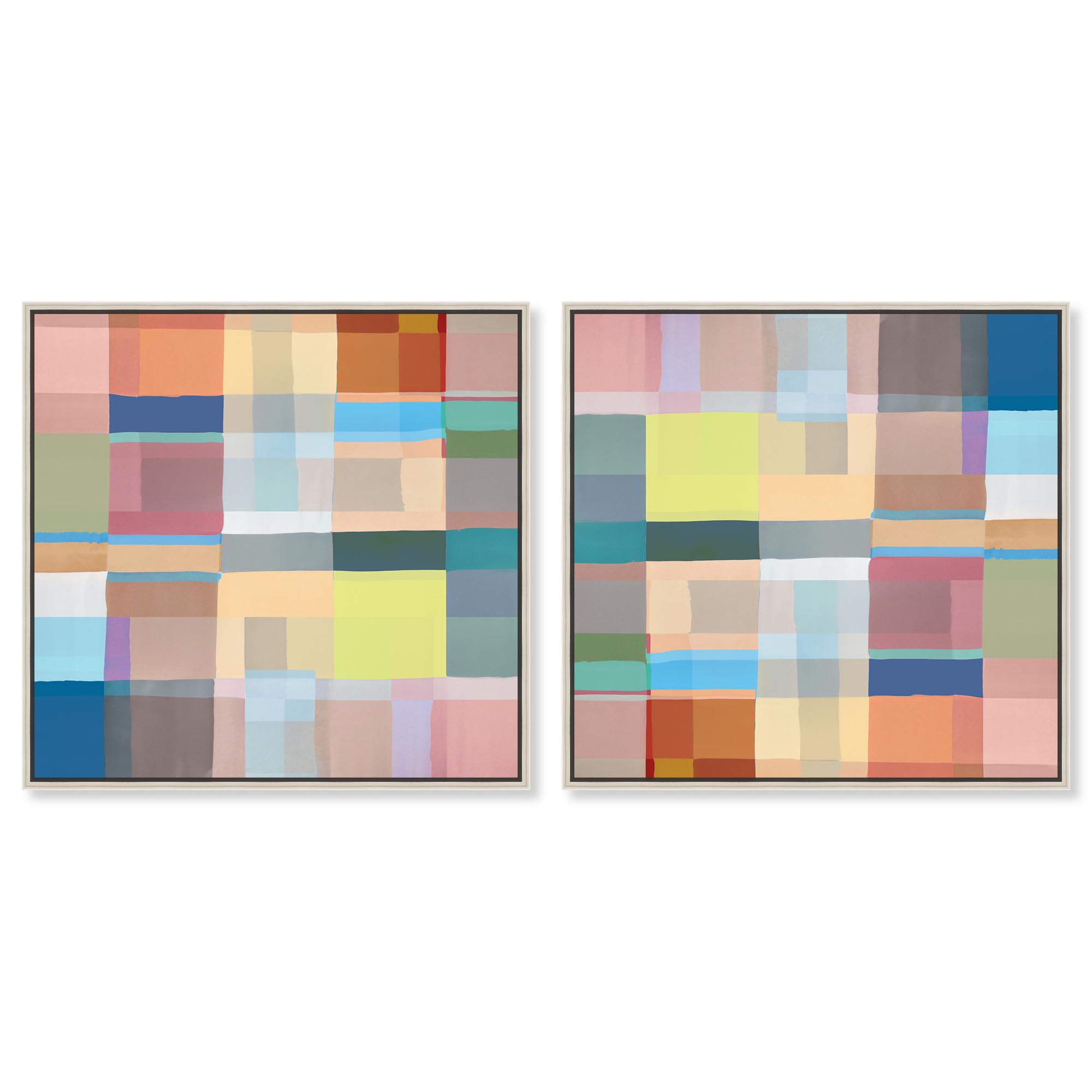 Art Remedy Contemporary Art Canvas, 20" x 20", Silver Frame, Color ...