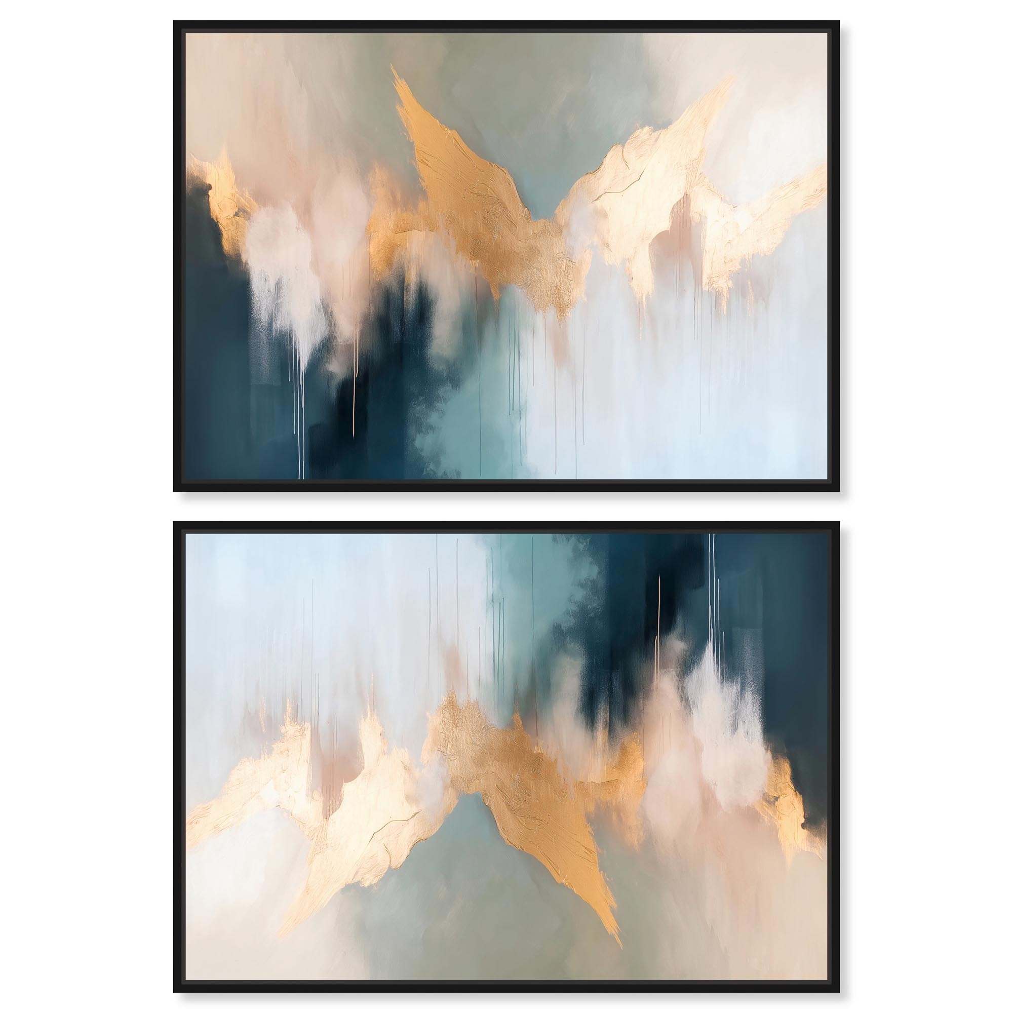 Art Remedy Elegant Modern Art Canvas, 30" x 20", Black Frame, Timeless Tones Set - Walmart.com