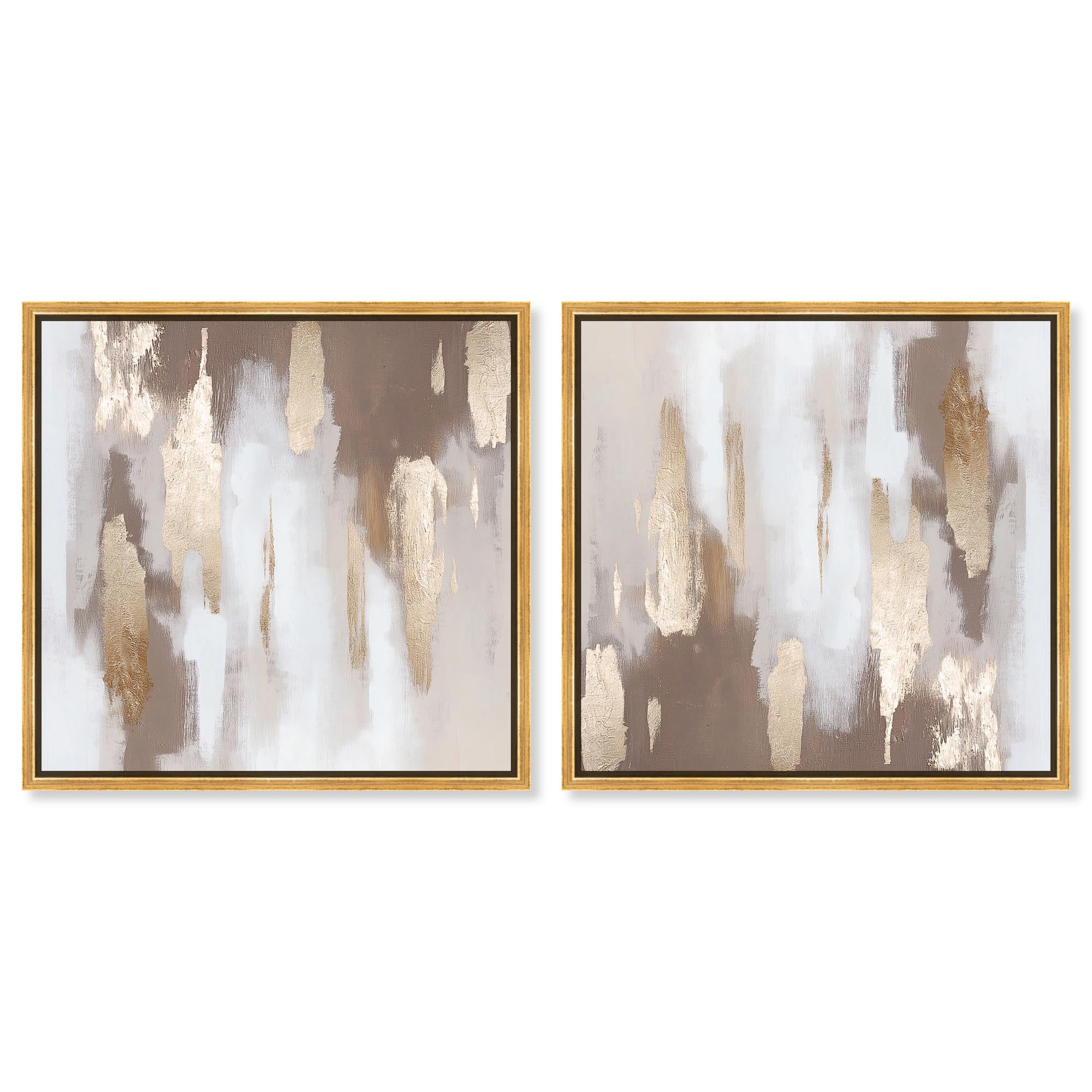 Art Remedy Faded Boho Art Canvas, 20" x 20", Gold Frame, Desert Drift ...