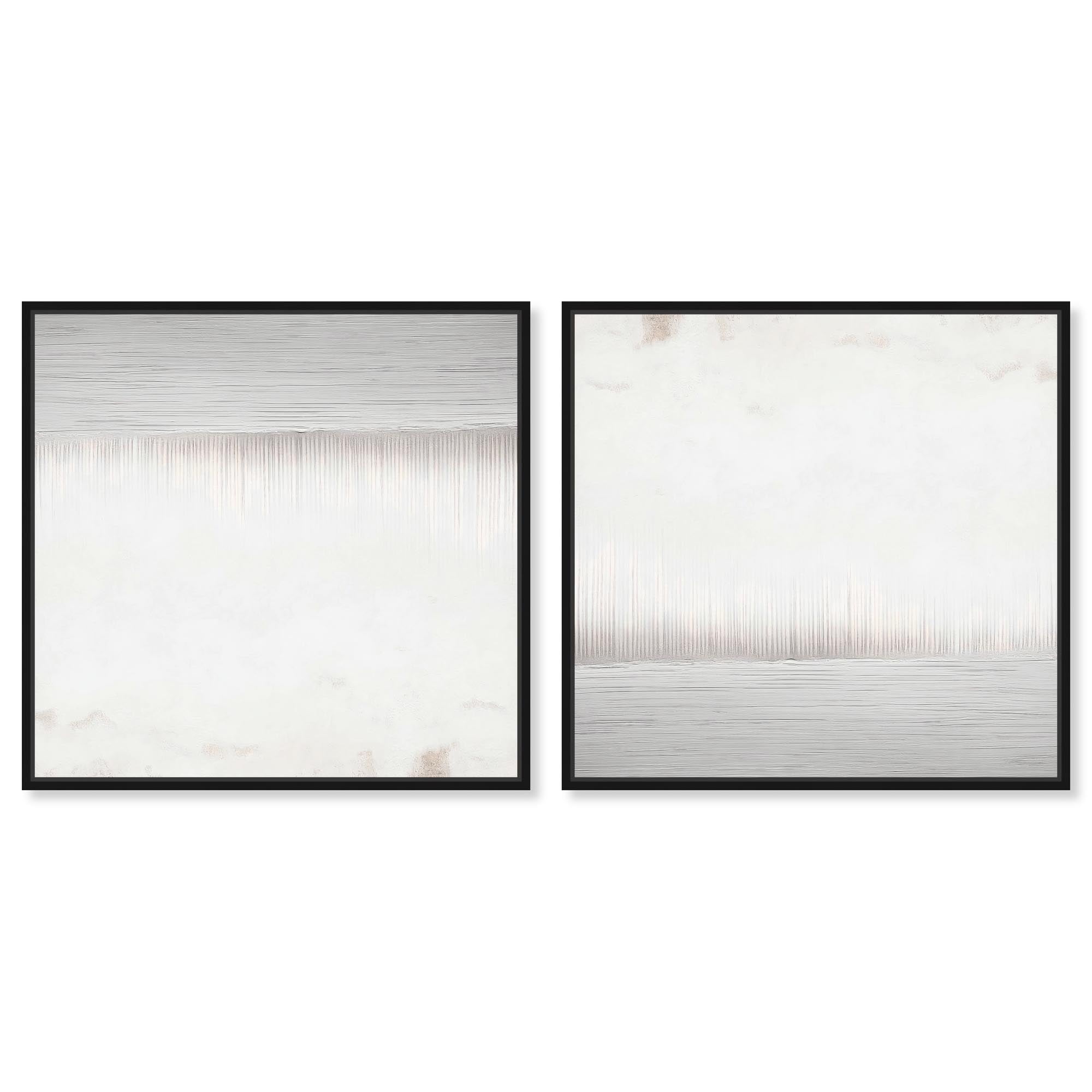 Art Remedy Faded Boho Art Canvas, 24" x 24", Black Frame, Subtle ...