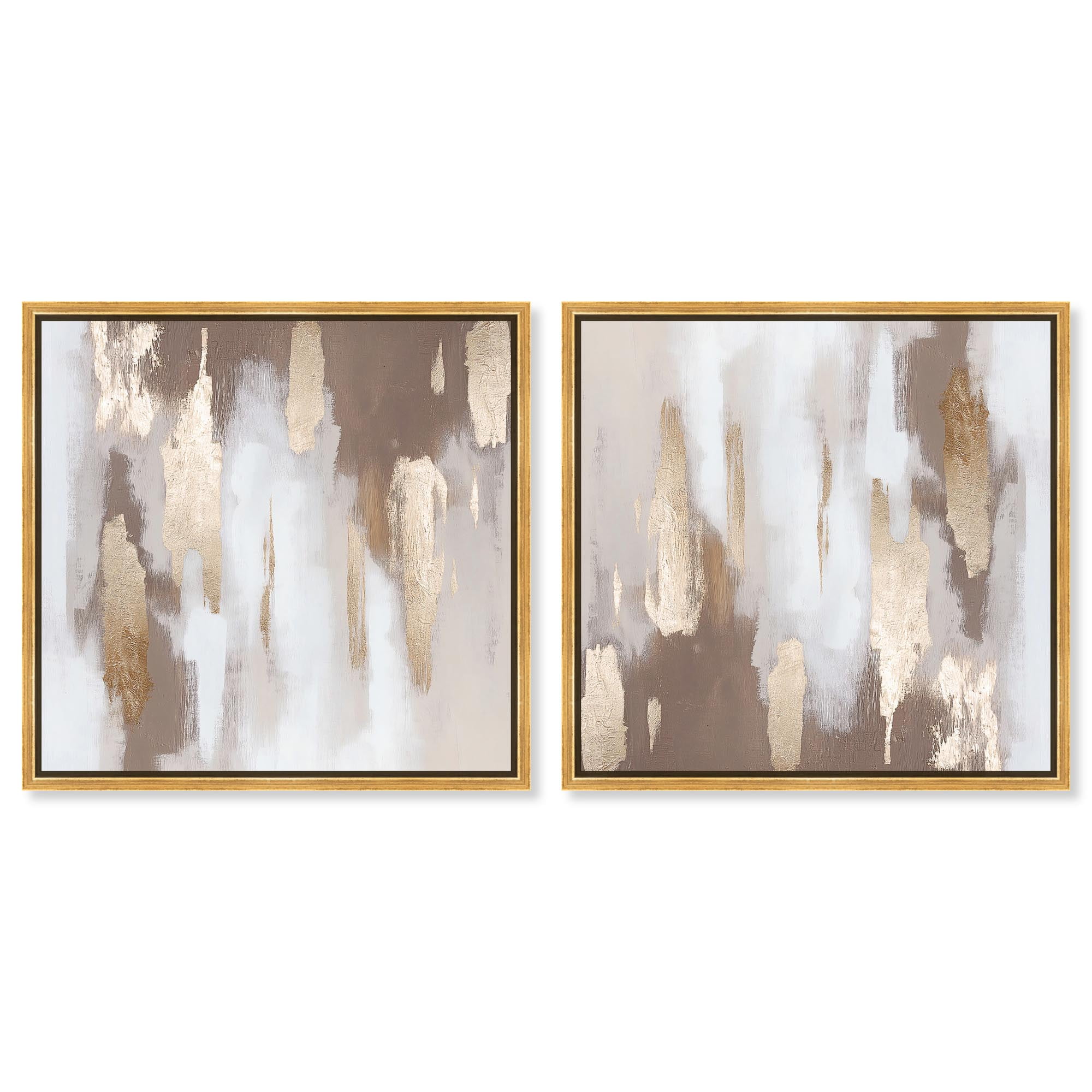 Art Remedy Faded Boho Art Canvas, 24" x 24", Gold Frame, Desert Drift ...