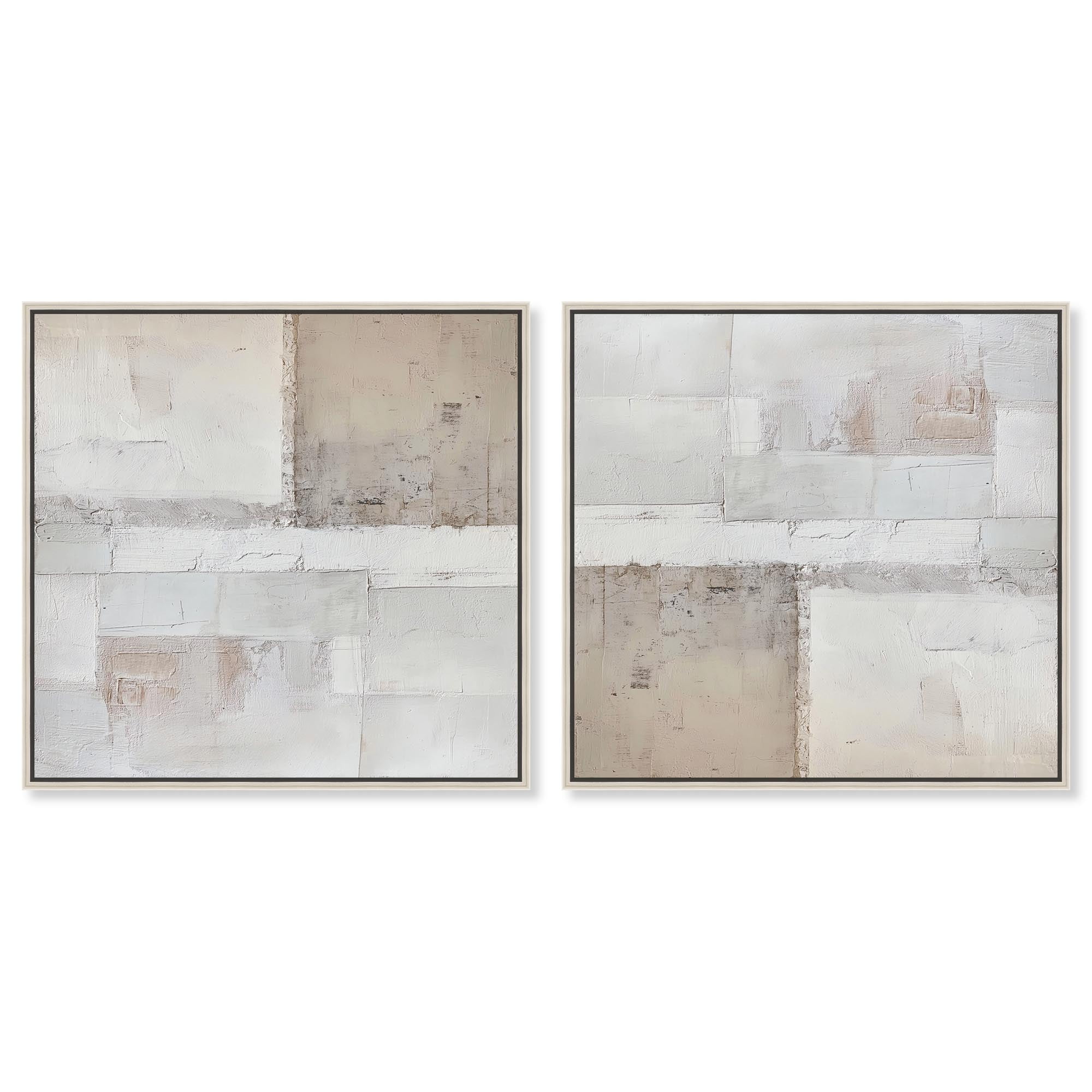 Art Remedy Faded Boho Art Canvas, 24" x 24", Silver Frame, Worn Patinas ...