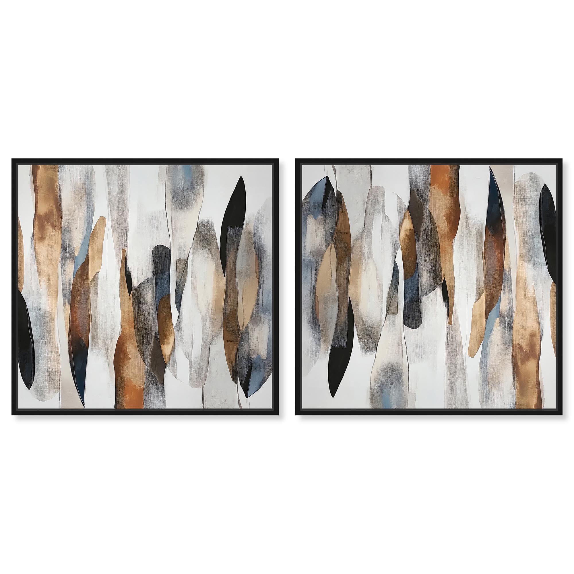 Art Remedy Faded Boho Art Canvas, 40" x 40", Black Frame, Espresso ...