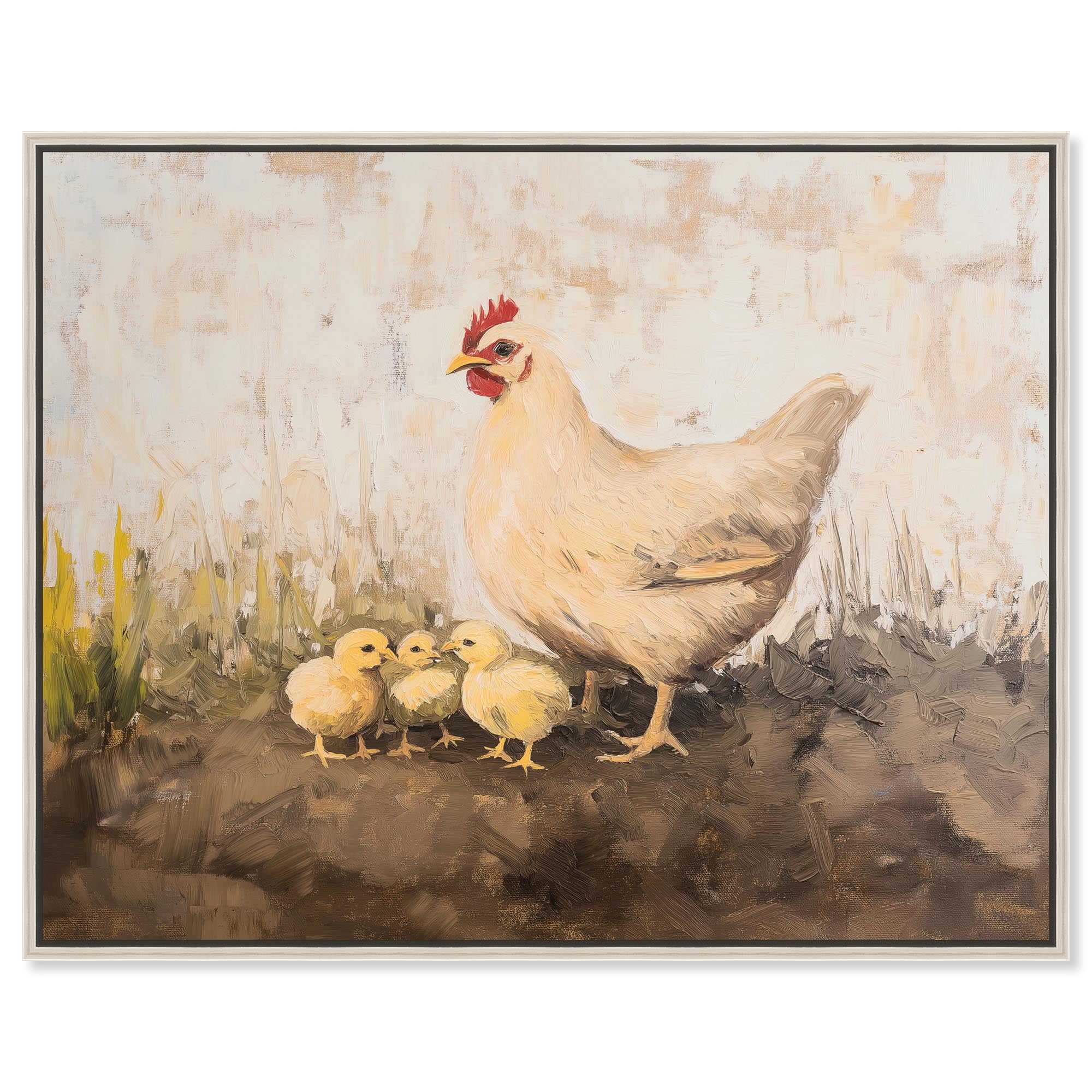 Art Remedy Farmhouse Landscape Canvas, 20" x 16", Silver Frame, Mother ...
