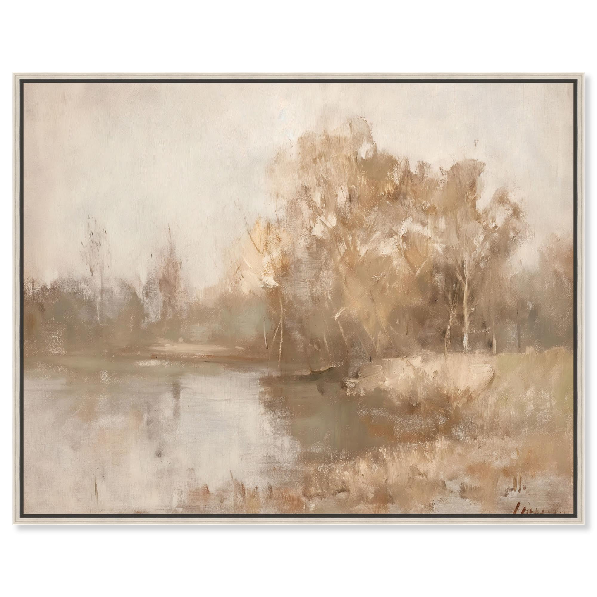 Art Remedy Farmhouse Landscape Canvas, 20" x 16", Silver Frame, Where ...