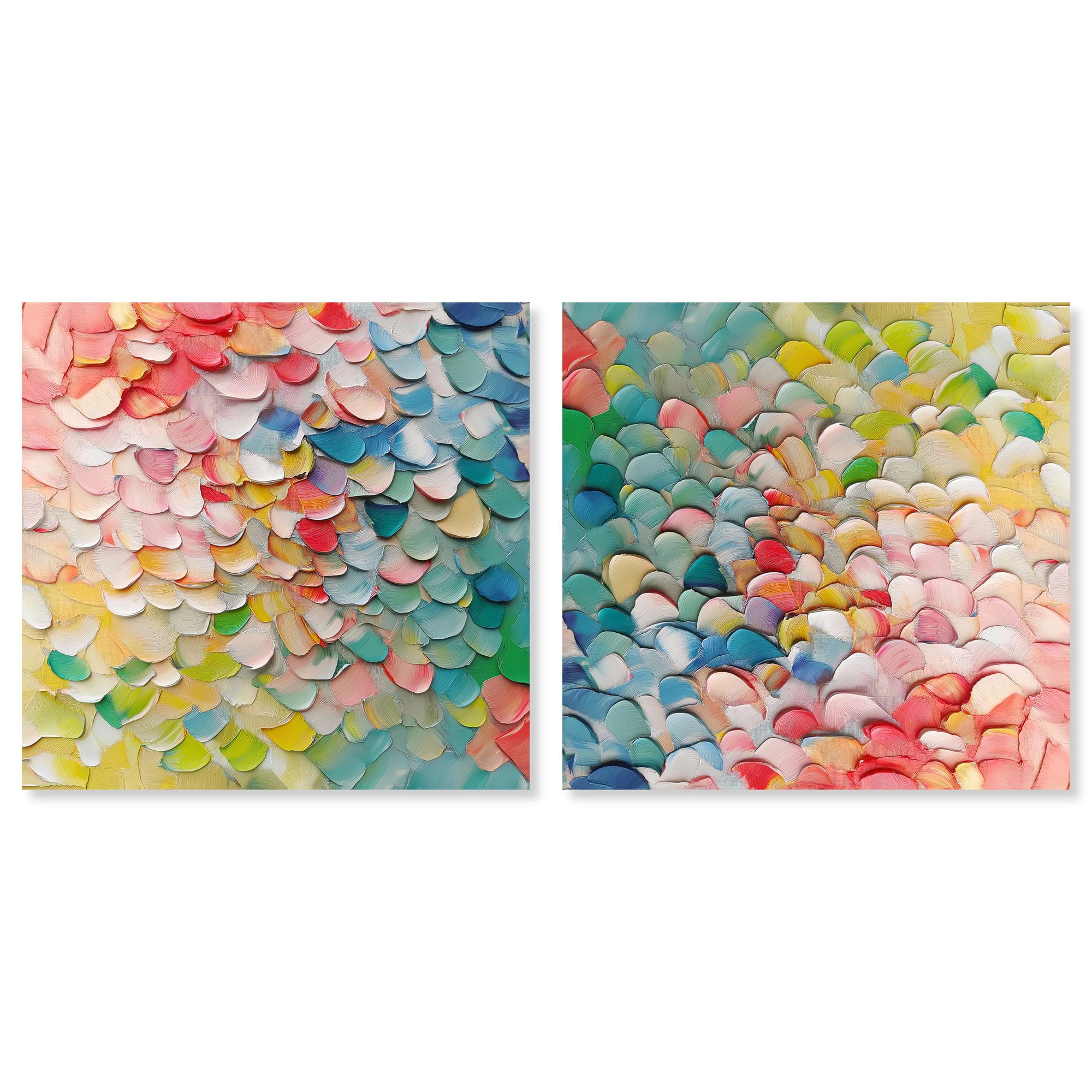 Art Remedy Flowy Abstracts Canvas, 12" x 12", Gallery Wrapped, Colorful ...