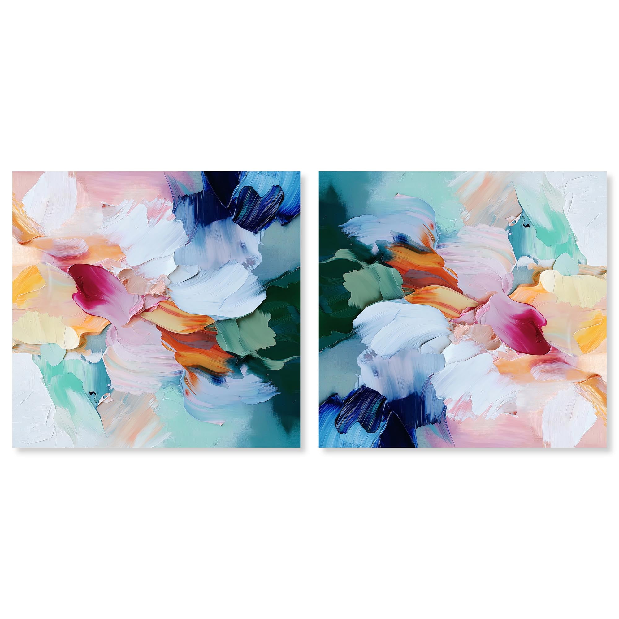 Art Remedy Maximalist Abstract Canvas, 30" x 30", Gallery Wrapped ...