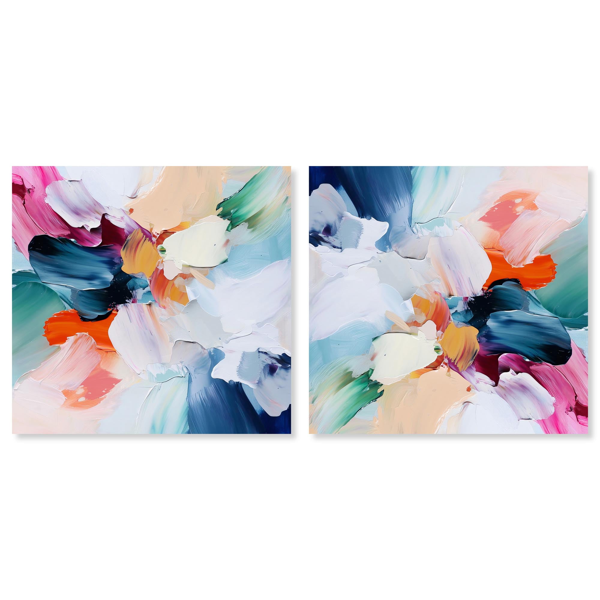 Art Remedy Maximalist Abstract Canvas, 30" x 30", Gallery Wrapped ...