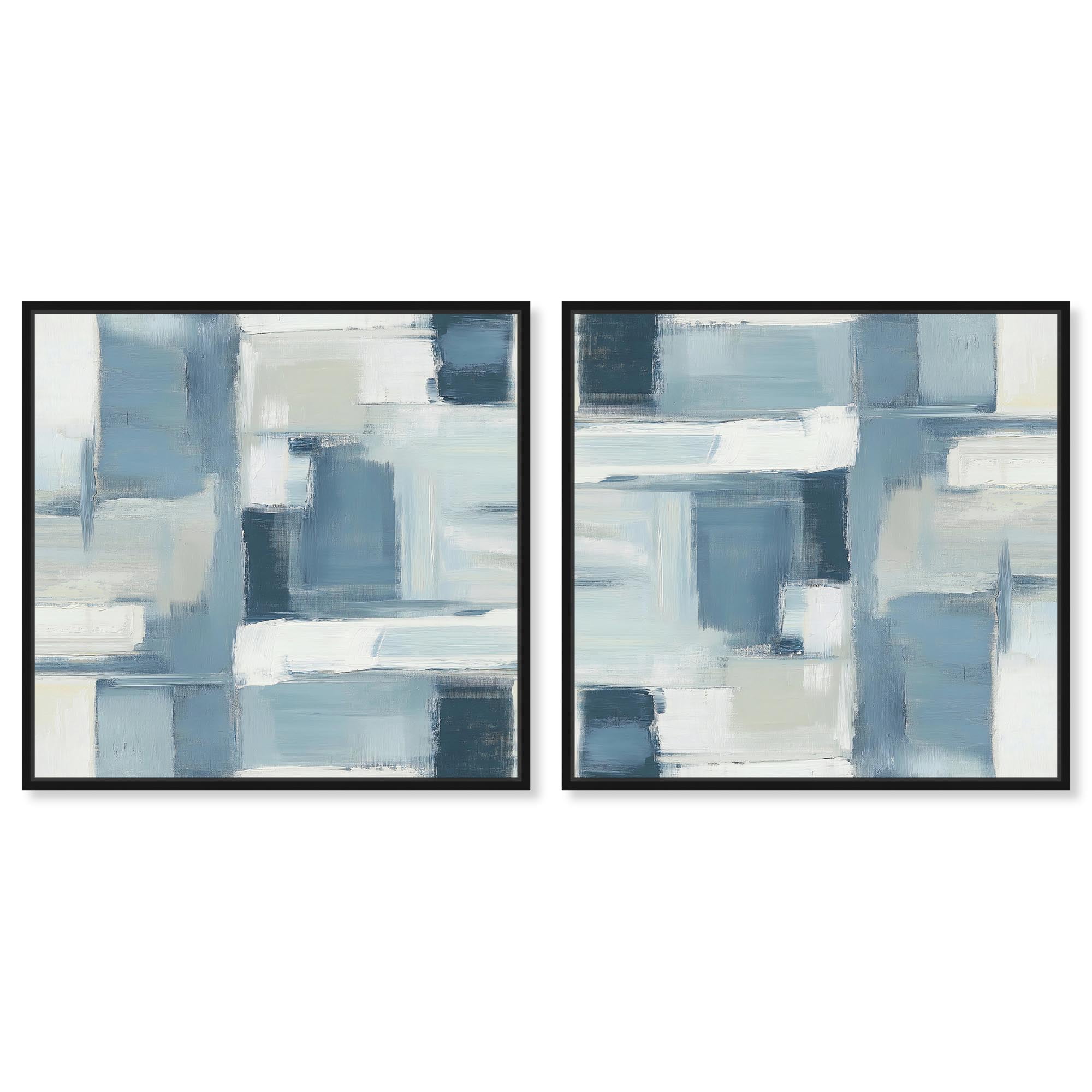 Art Remedy Modern Abstracts Canvas, 30" x 30", Black Frame ...