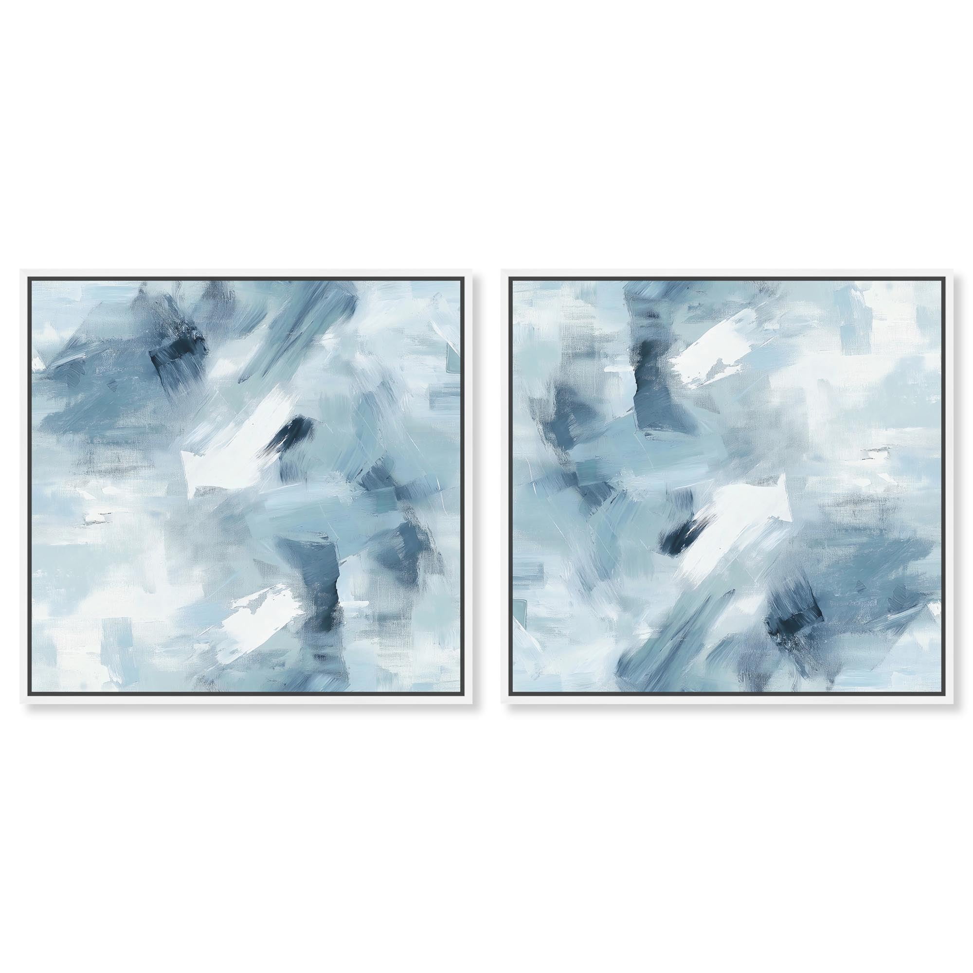 Art Remedy Modern Abstracts Canvas, 30" x 30", White Frame, Where ...