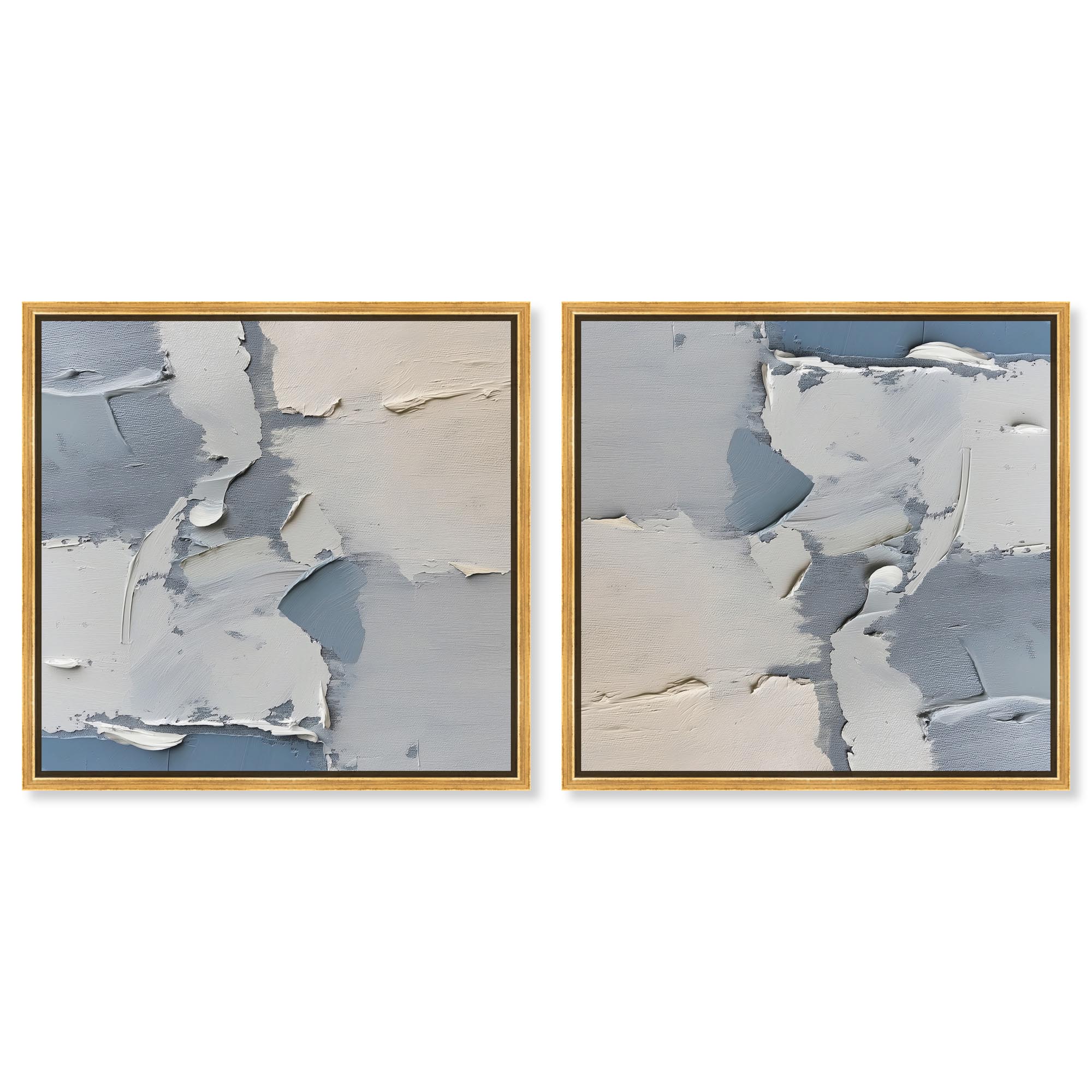 Art Remedy Modern Abstracts Canvas, 40" x 40", Gold Frame, Clay Art III ...