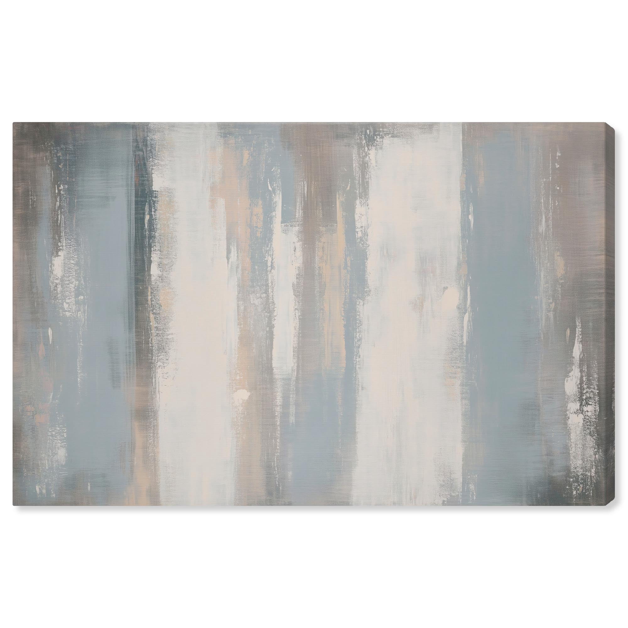 Art Remedy Neutral Abstracts Canvas, 30" x 20", Gallery Wrapped ...