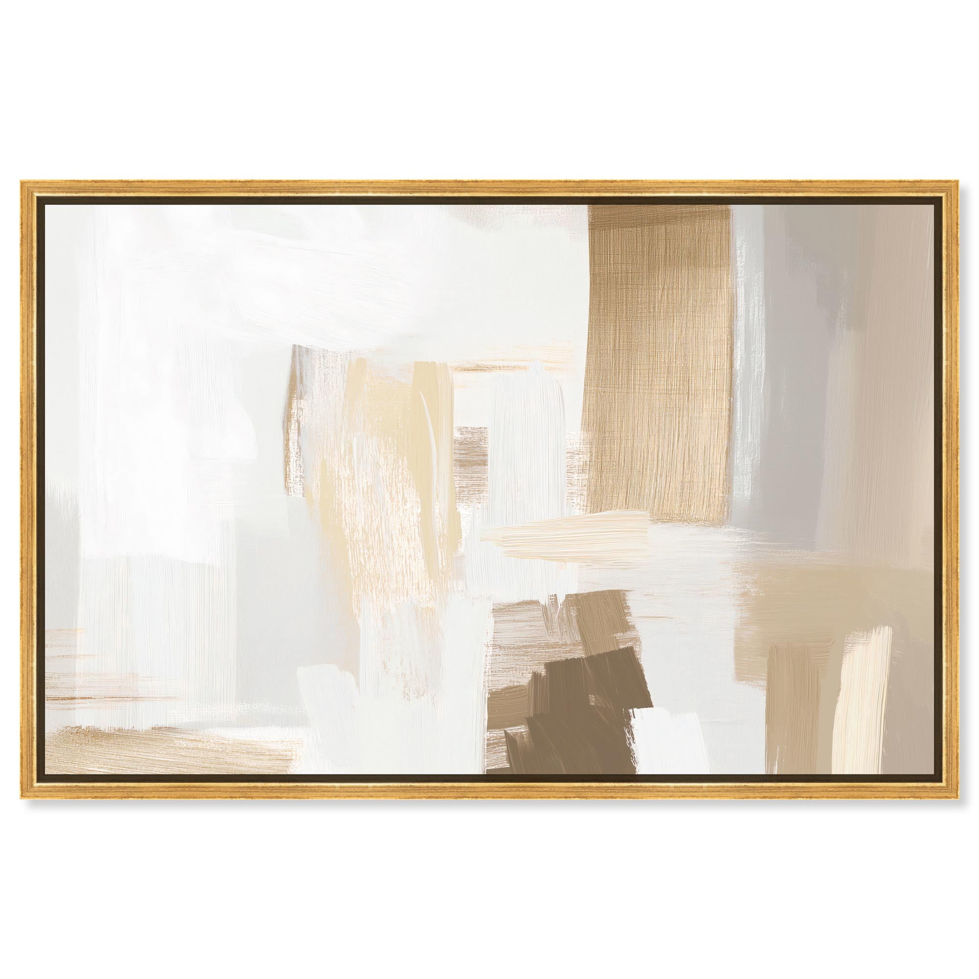 Honeycomb Hues II Canvas Minimalist Boho by Art Remedy, Gold Frame, 30 ...