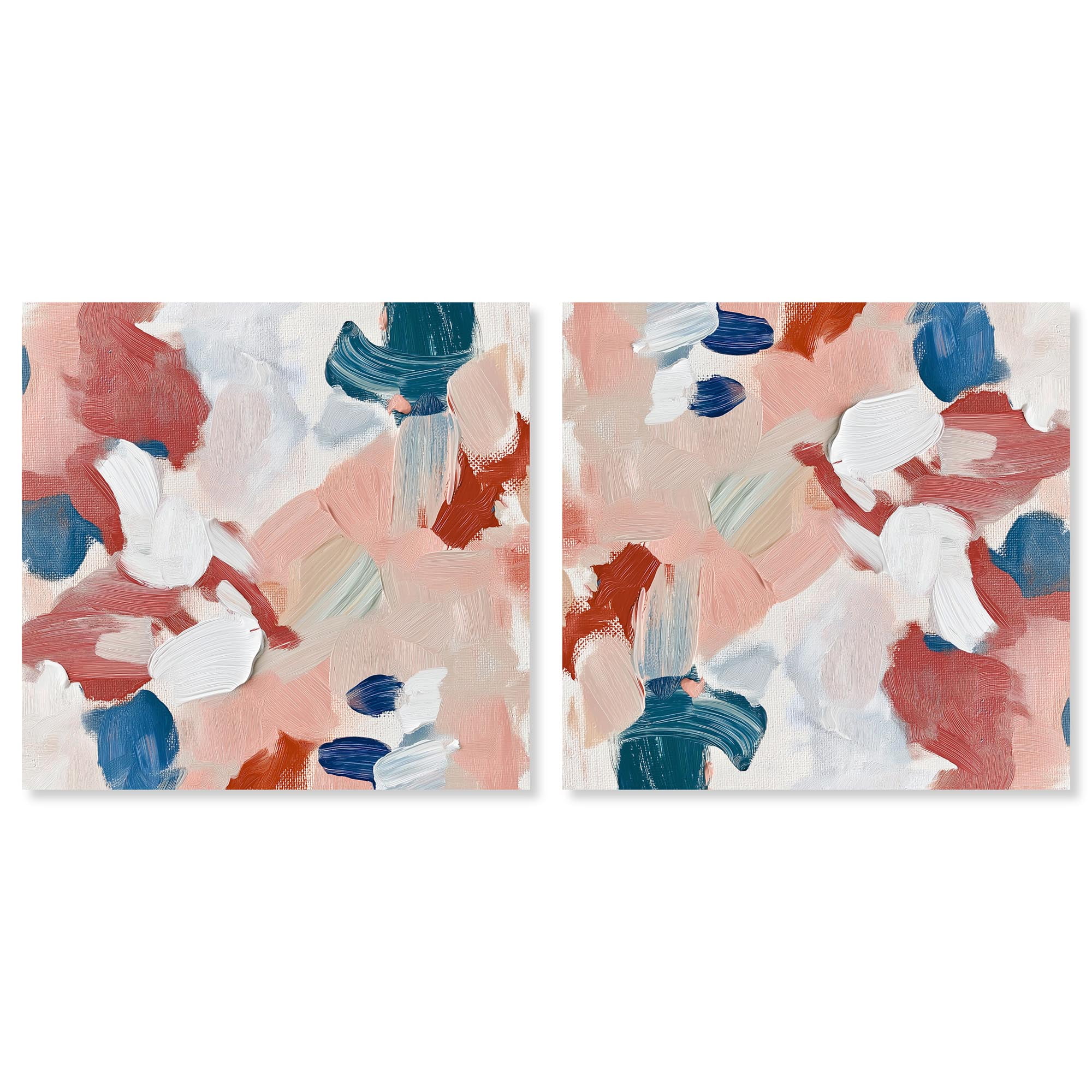 Art Remedy Pastel Hue Abstract Canvas, 16" x 16", Gallery Wrapped ...