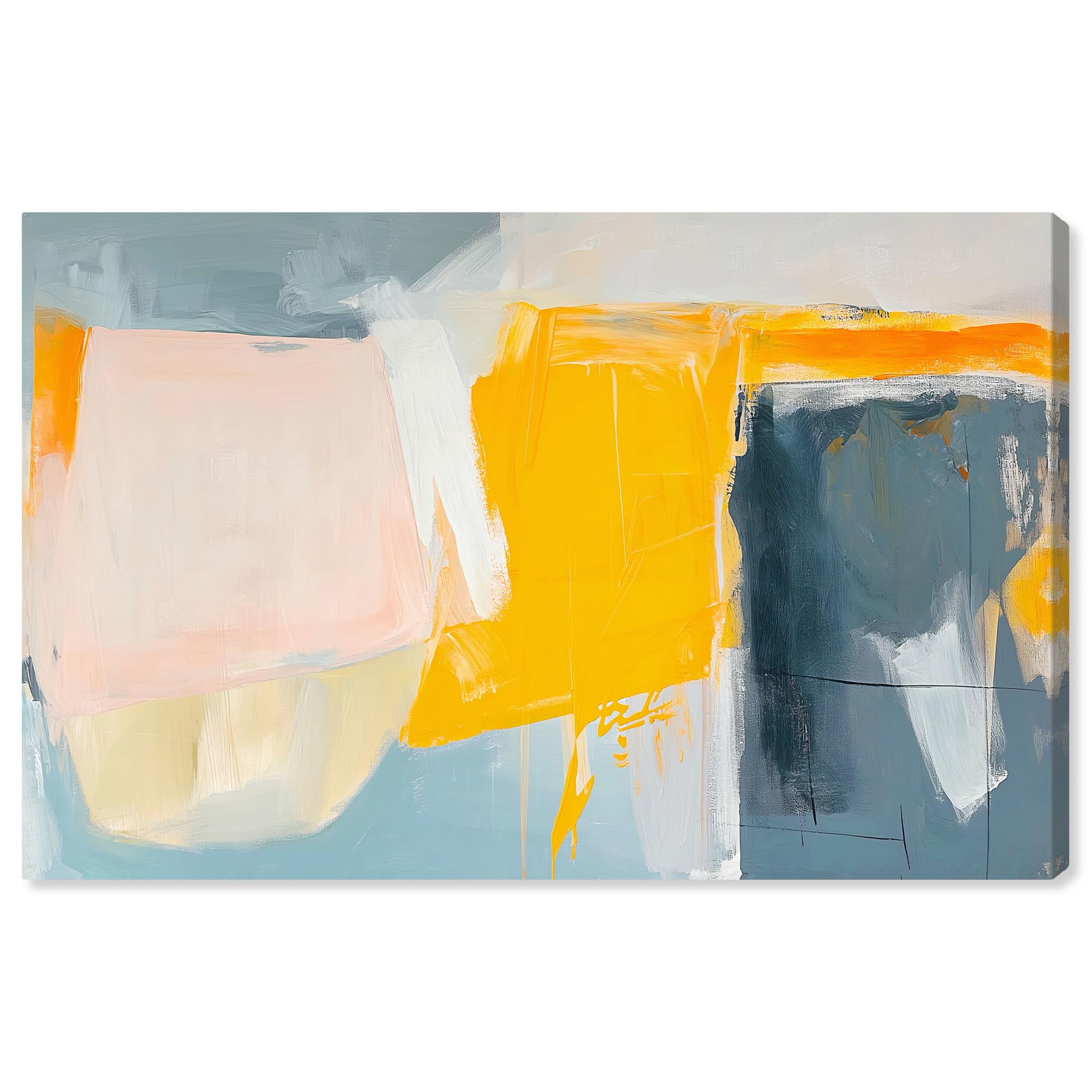 Art Remedy Warm Abstracts Canvas, 54" x 36", Gallery Wrapped, Skyward ...