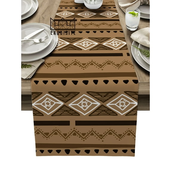 Art Retro Medieval Bohemia Wedding r Table Runners Coffee Table Kitchen ...