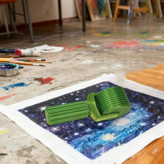 Art Roller for DIY Rhinestone Embroidery – Easy Grip Hand Roller ...