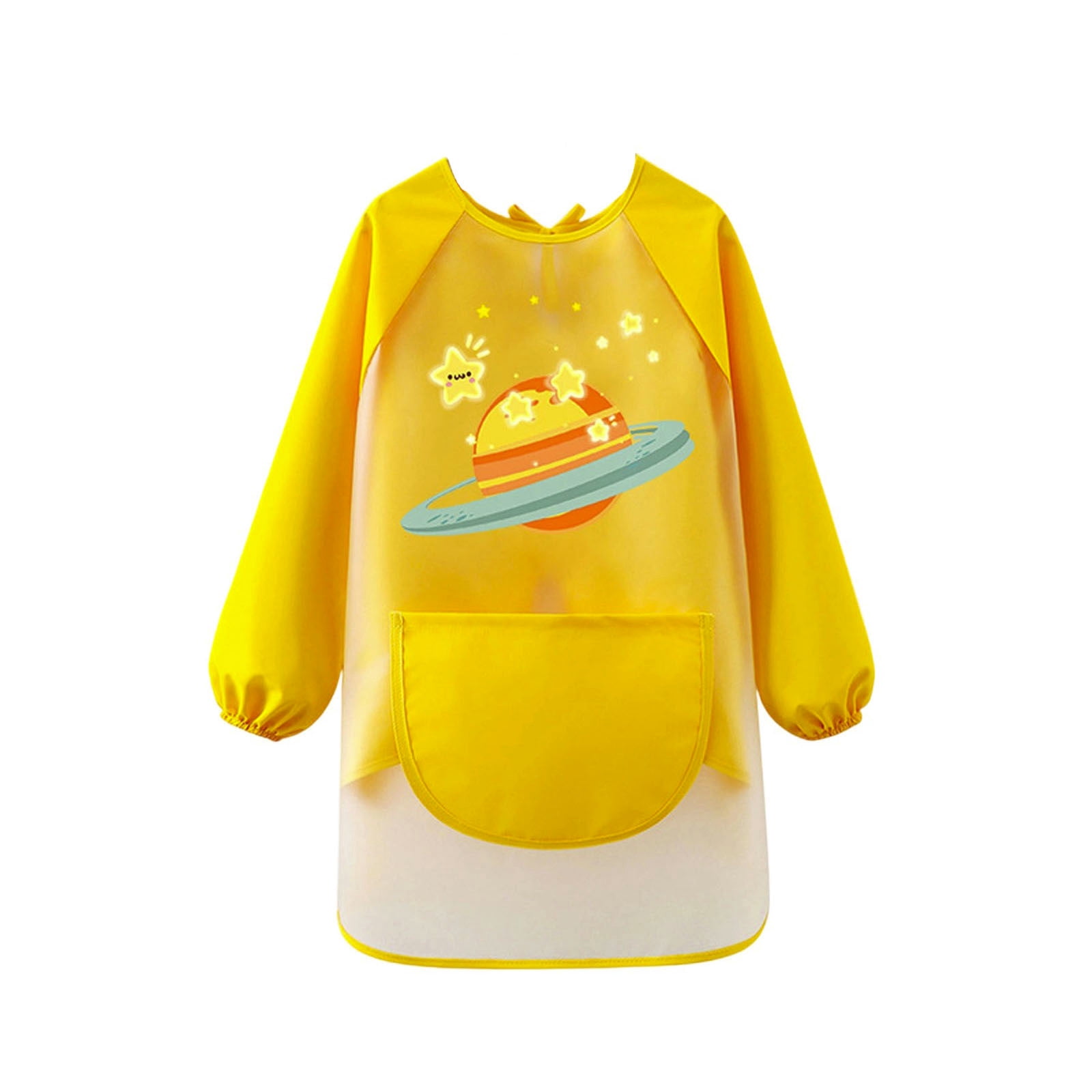 Art Smock Cover-Up Painting Cartoon Print Apron Long Sleeve Smock ...