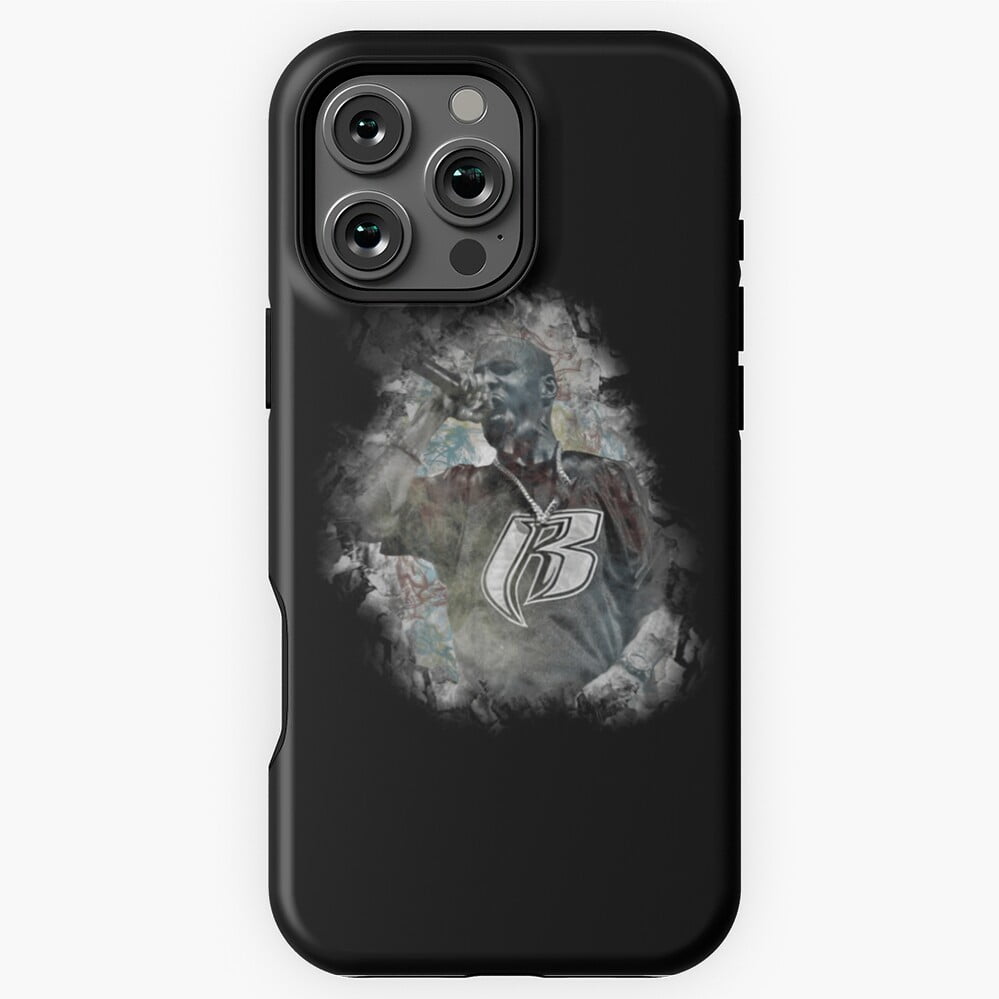 Art Smoke Effect DMX Rapper Tribute Phone Case for iPhone 16 15 14 13 ...