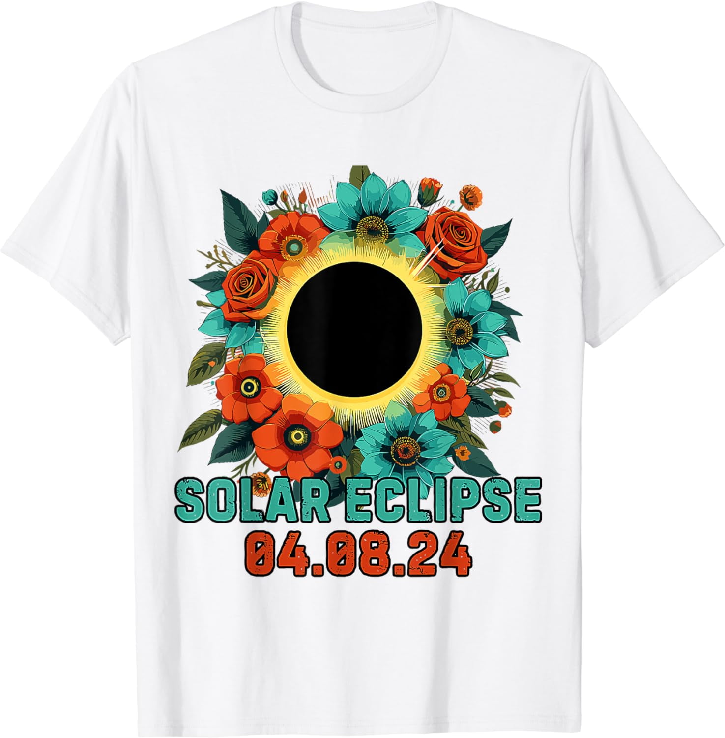 Art Solar Eclipse Shirt Sun Totality April 8th America T-Shirt01 ...