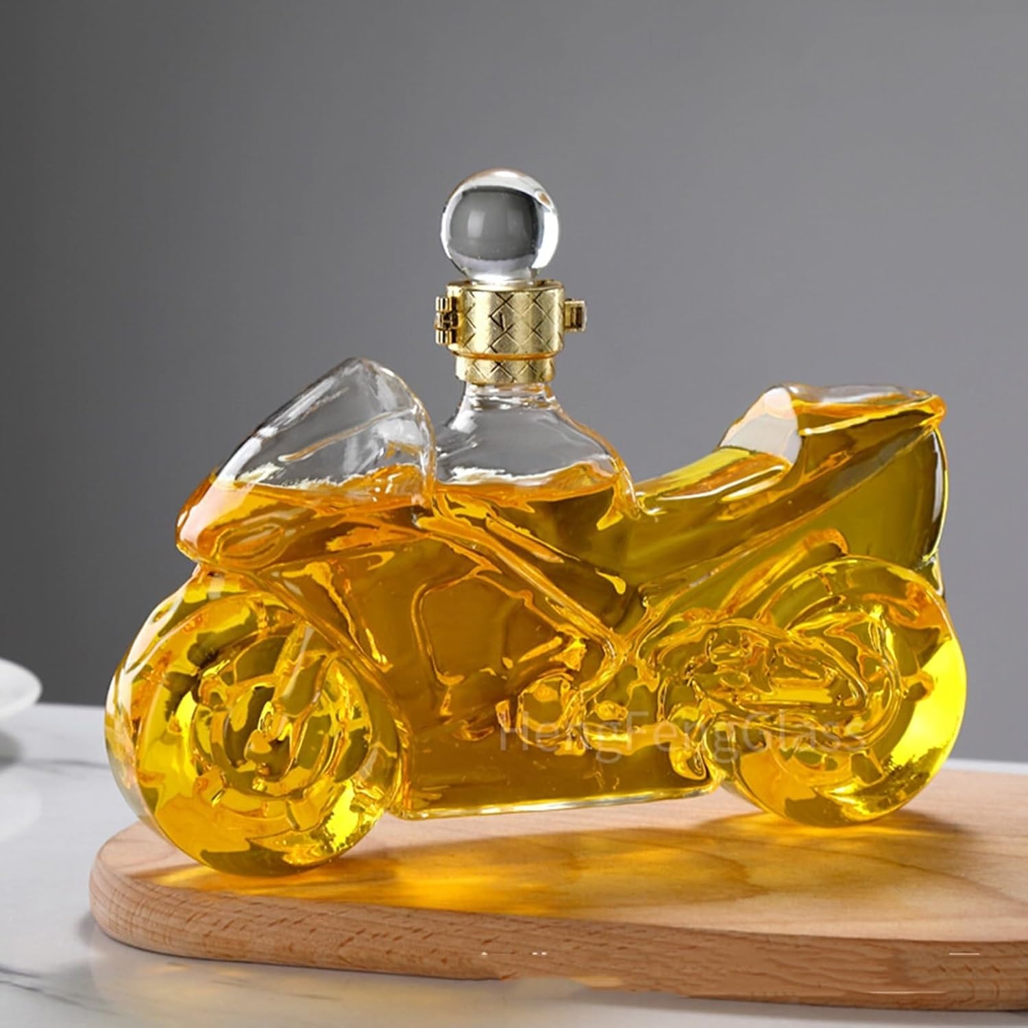 Art Statue - 750ml Motorcycle Whiskey Decanter, Whiskey Decanter, Wine ...
