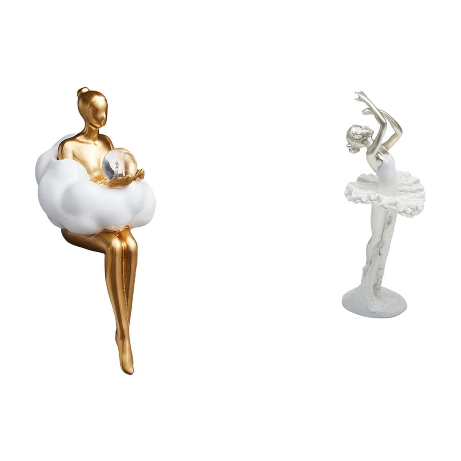 Art Statue Figurine Abstract Sculpture Resin Material Desktop Ornament ...