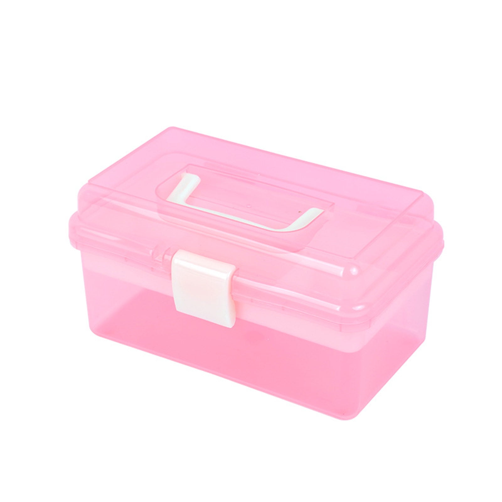 Art Storage Box with Dividers Plastic Toy Storing and Organising Case ...