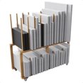 Art Storage Rack with Handle & Caster Wheels for Canvas Boards, Drawing ...