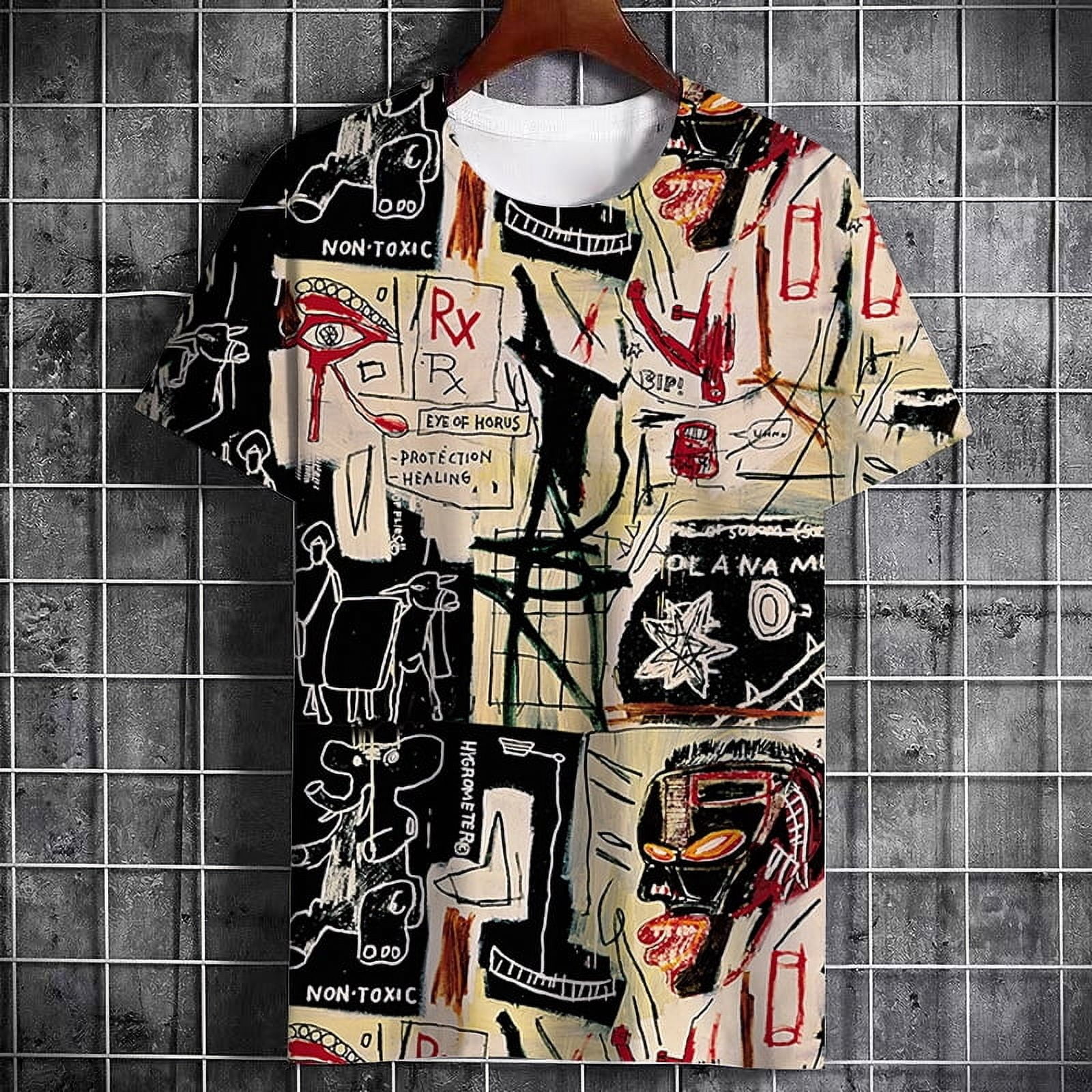 Art Street Graffiti 3d Printed Summer Men's T-Shirt Fashion Trend ...