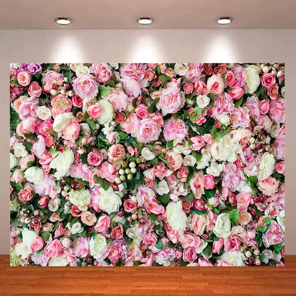 Art Studio 10x8FT Flower Photo Background Pink Rose Photography ...