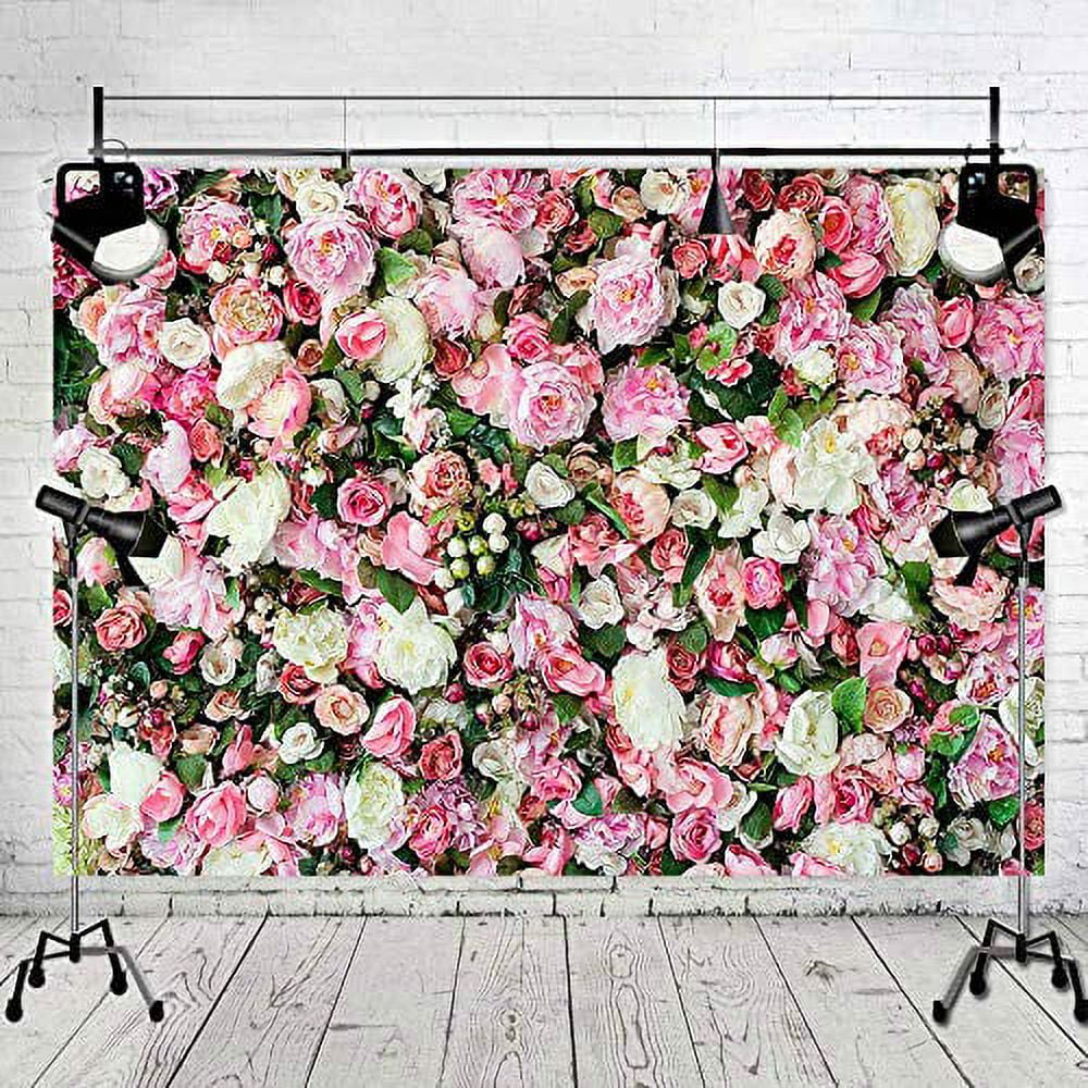 Art Studio 3D Flower Photo Background Pink Rose Photography Backdrop ...