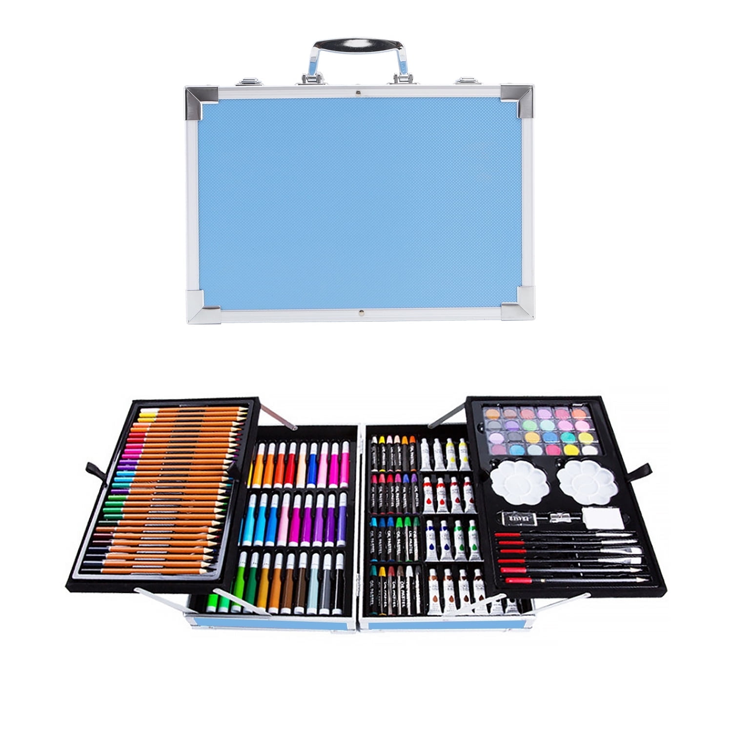 Art Supplies, 145 Pack Deluxe Art Set Drawing Kit for Girls Boys Teens ...