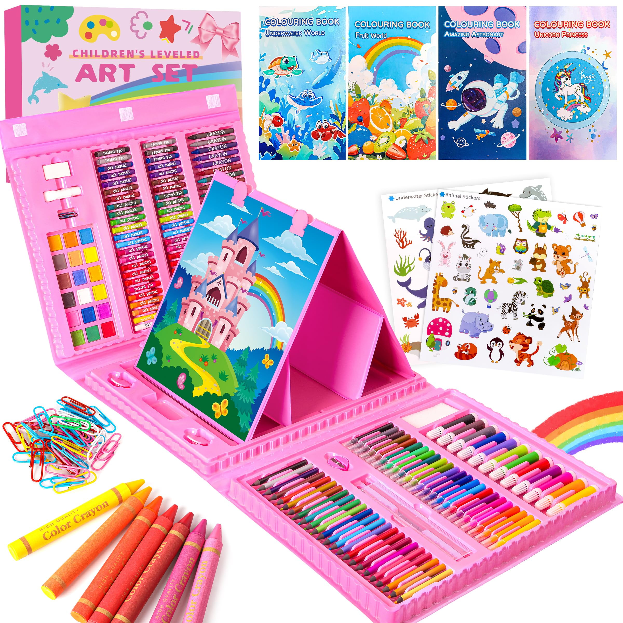 Art Supplies 332 Piece KEF16 Drawing Art Kit for Girls Boys Kids Teens ...