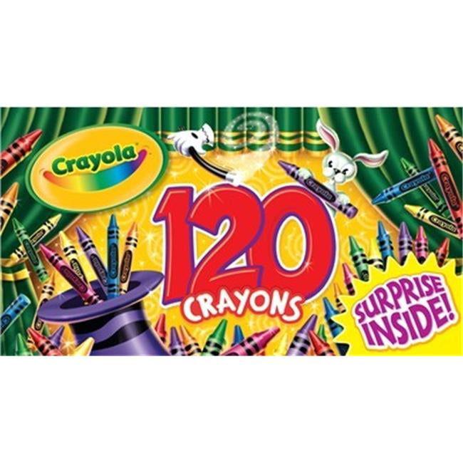 Art Supplies Crayola 120 Crayon Set - Walmart.com