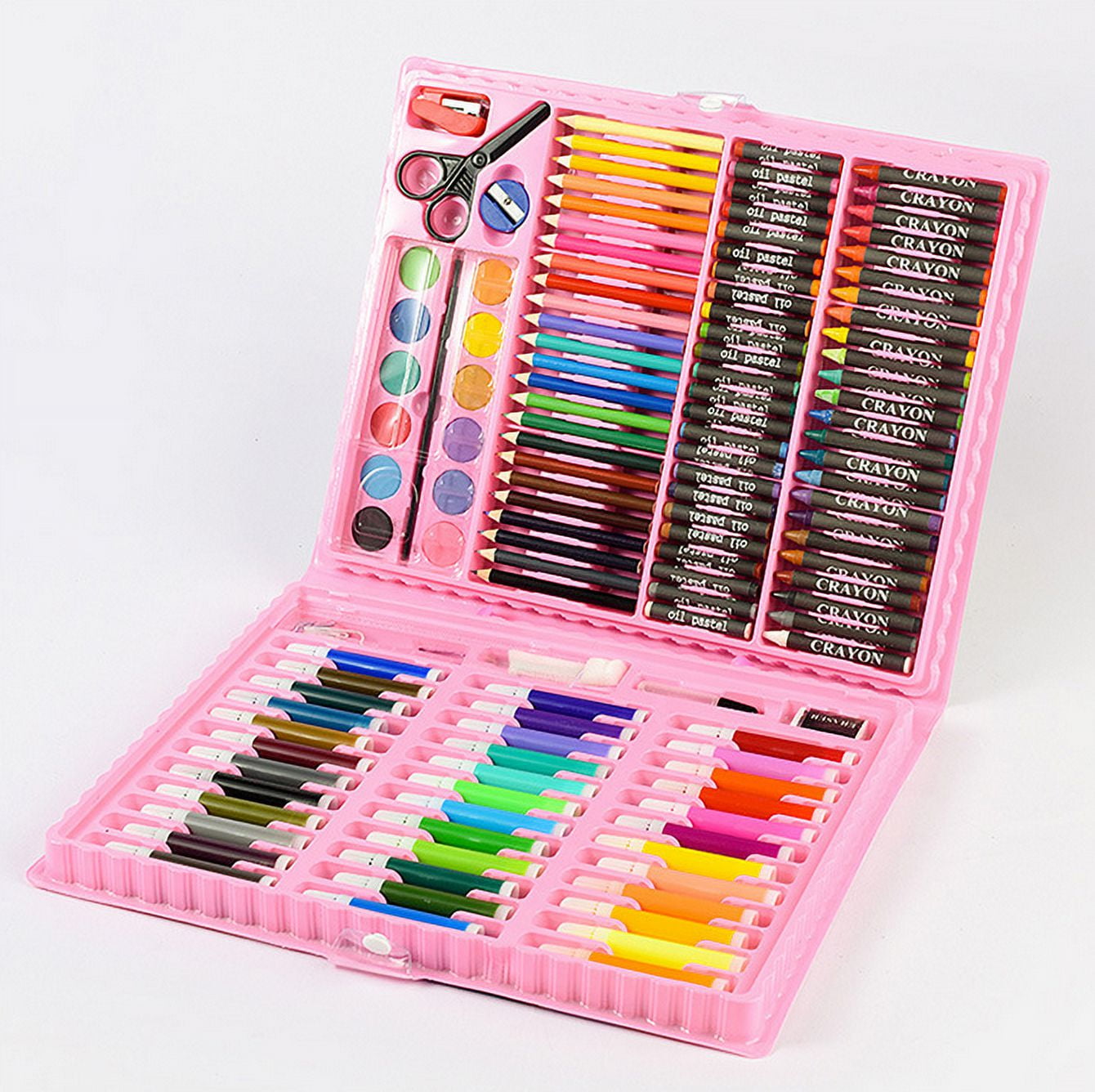 Art Supplies Girls Art Set Case - 150 pcs Art Supplies Coloring Set for ...