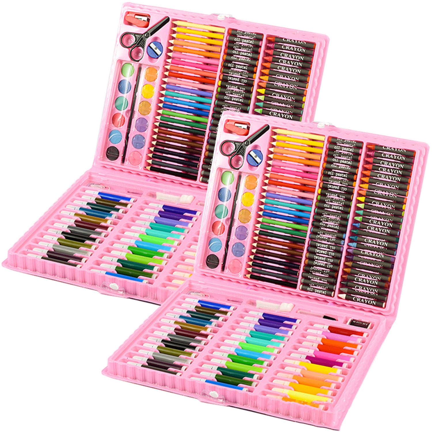 Art Supplies for Girls & Boys,Bexikou 2 Set 150 Pack Deluxe Drawing ...