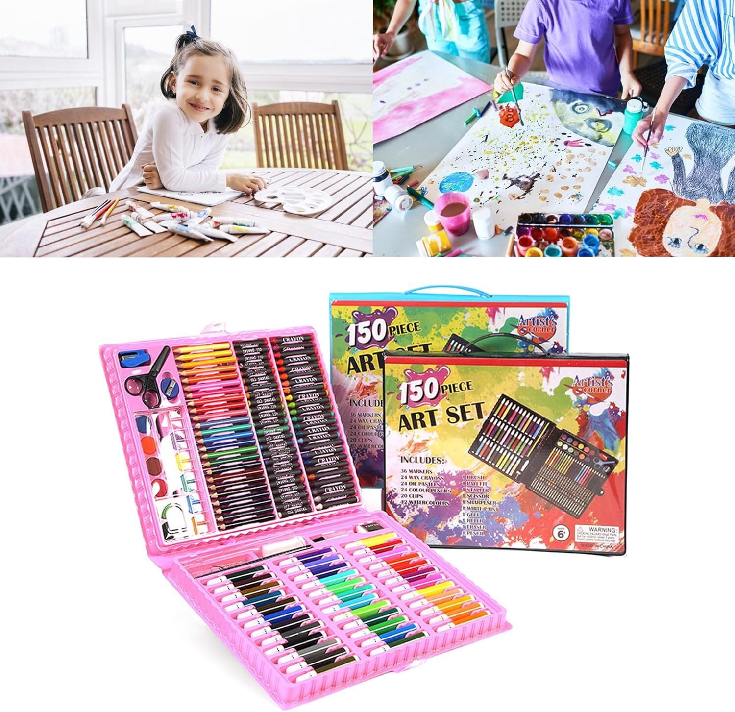 Art Supplies, HTSQYL 150-Pack Drawing Kit Painting Art Set Art Kits ...