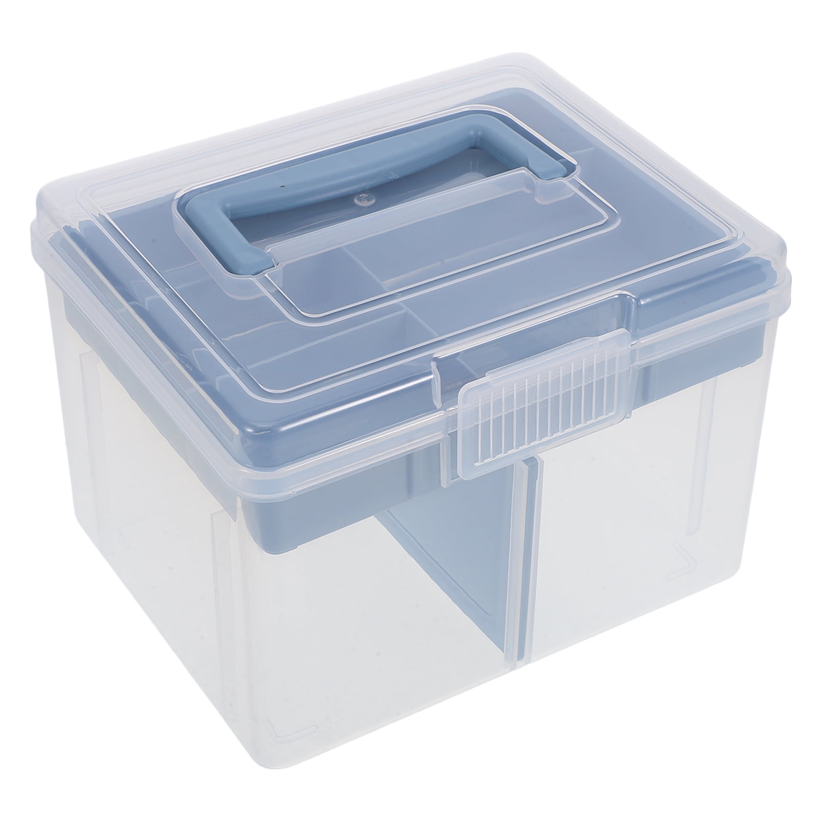 Art Supply Storage Box,Clear Plastic Dividing Storage Box With ...