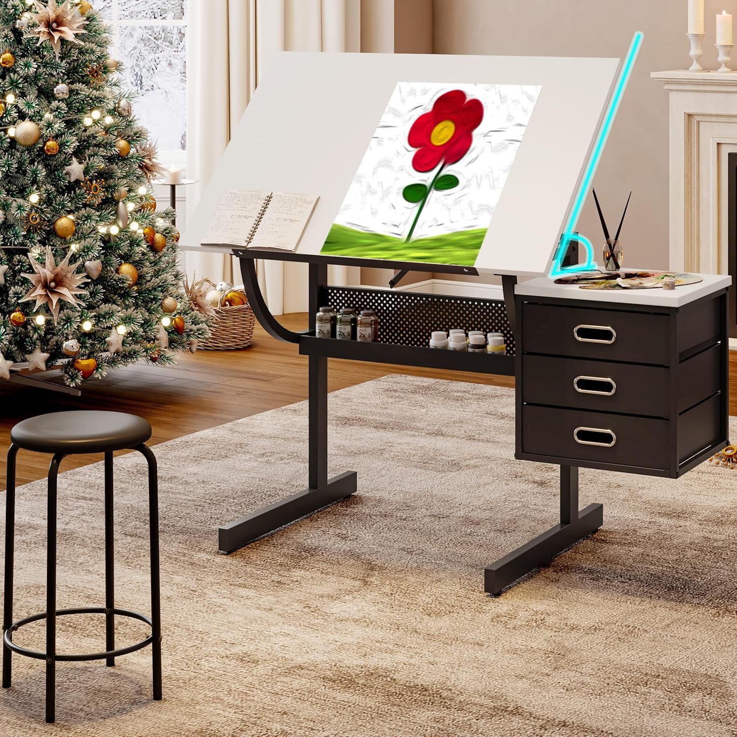 Art Table for Adults,Drafting Table, Adjustable Professional Art ...