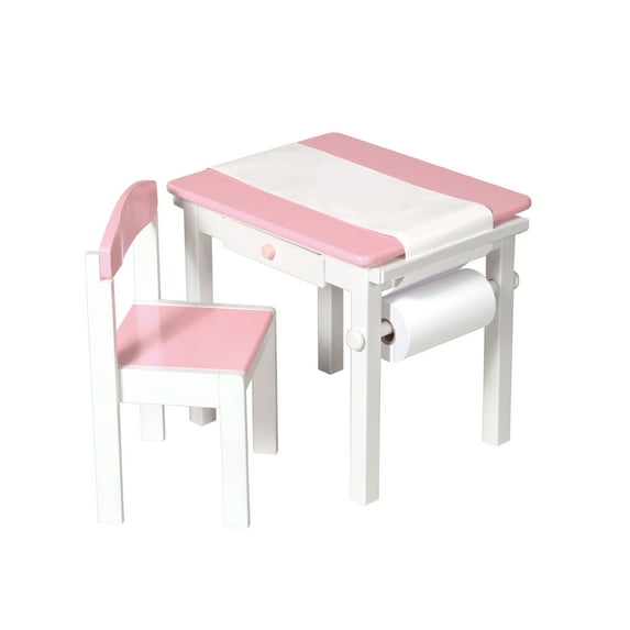 Art Table & Chair Set - Pink - Walmart.com