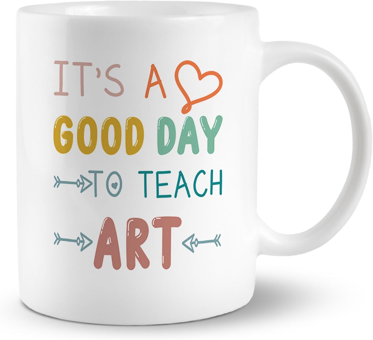 Art Teacher Appreciation Gifts 11 Ounces Ceramic Mug Cup,It's a Good ...