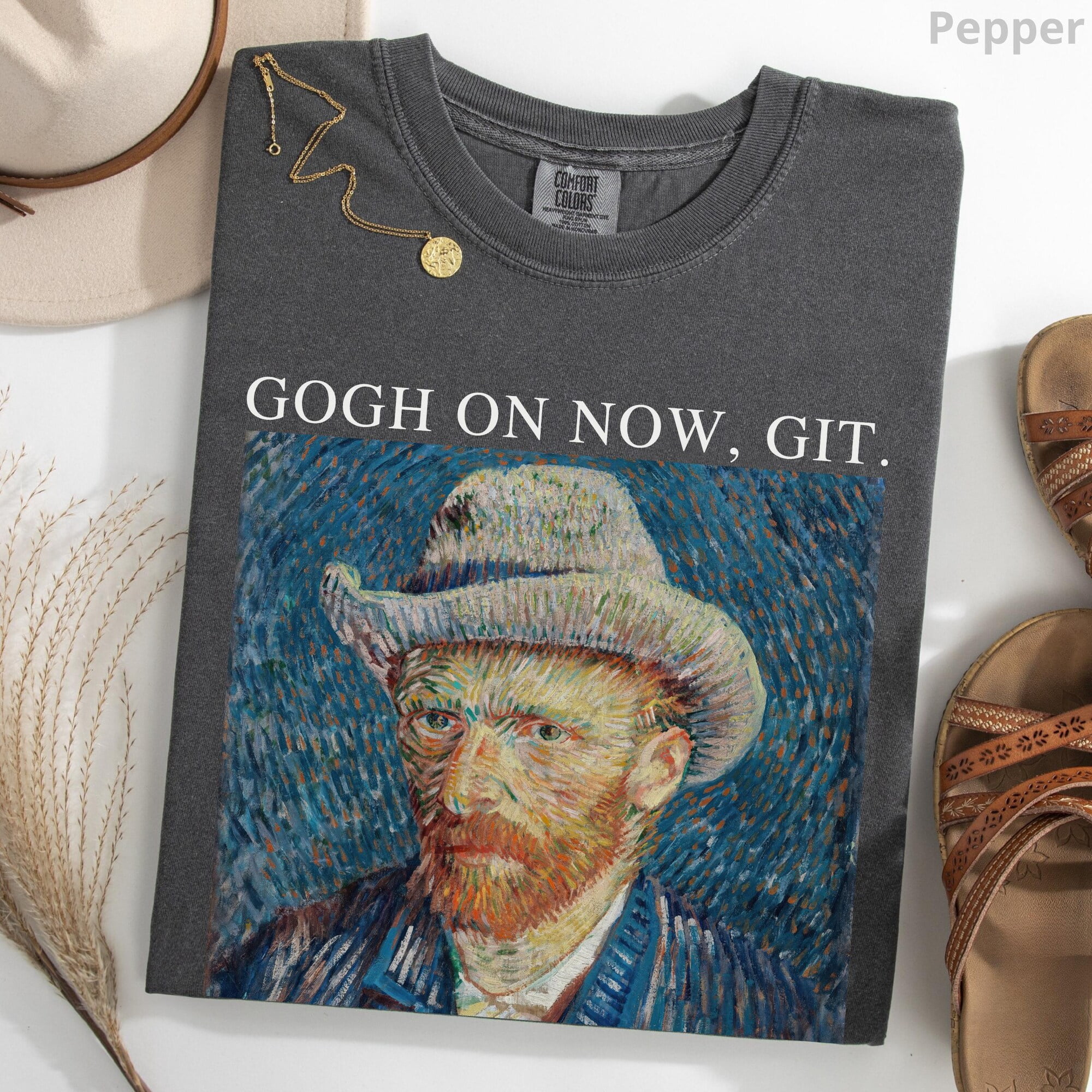 Art Teacher Shirt 100 Cotton Funny Van Gogh Art TShirt Art Lover Humor ...