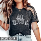 Art Teacher Shirt Varsity Style Art Department Tshirt for her or him ...