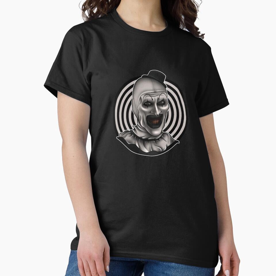 Art The Clown Monochromatic Slasher Horror Movie Silhouette Unisex T ...