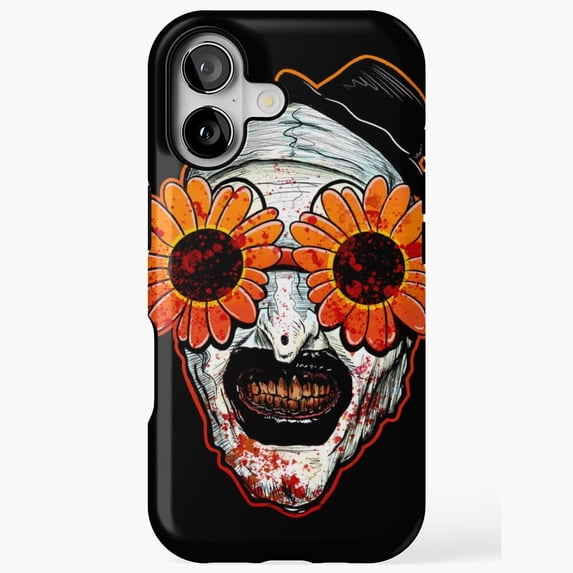 Art The Clown Terrifier Sunflower Sunglasses Horror Case for iPhone 17 ...