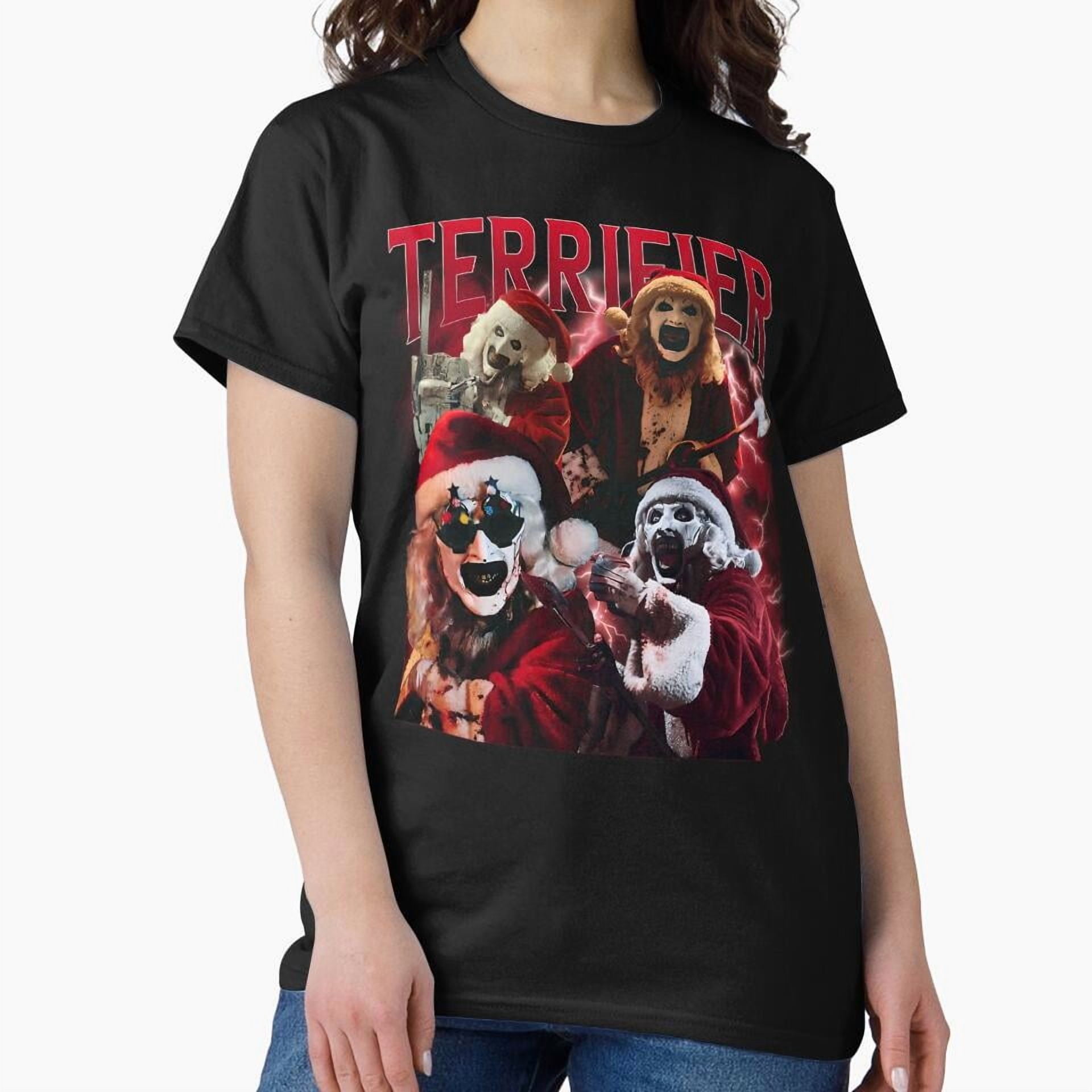 Art The Clowns Terrifiers Christmas Creepy Slasher Holiday Fan Graphic ...
