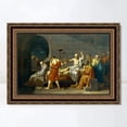 Art The Death Of Socrates By Jacques Louis David Wall Art Home Decor ...